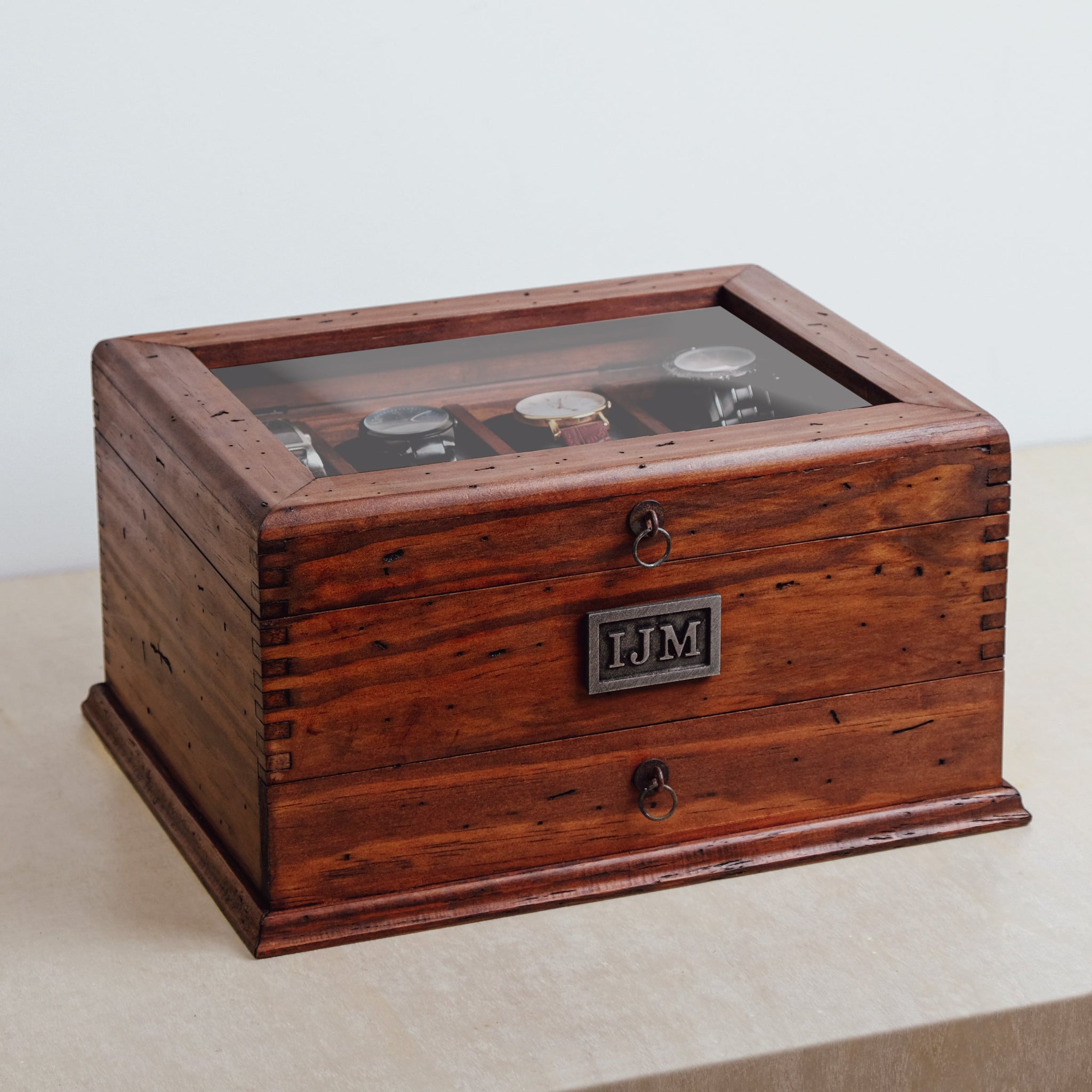 Watch Box for 8 Watches with Drawer – Deferichs