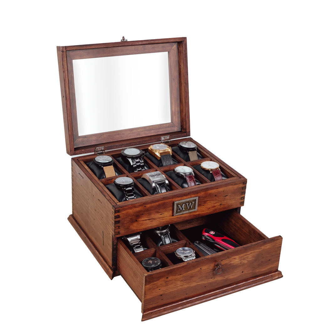 Personalized Watch Boxes and Jewelry Boxes made with Solid Wood – Deferichs