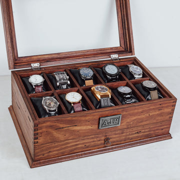 Personalized Watch Boxes and Jewelry Boxes made with Solid Wood – Deferichs