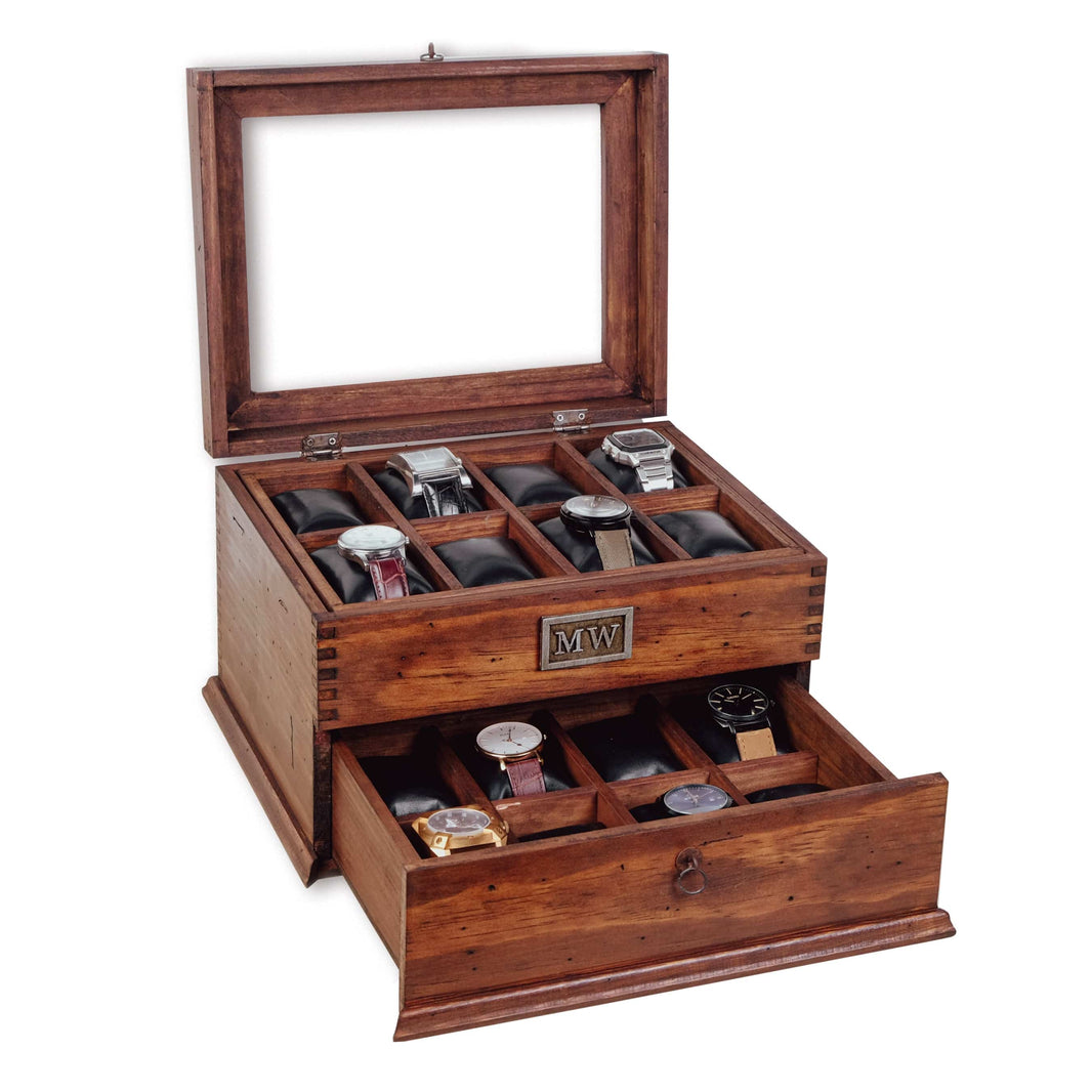 Personalized Watch Boxes and Jewelry Boxes made with Solid Wood – Deferichs